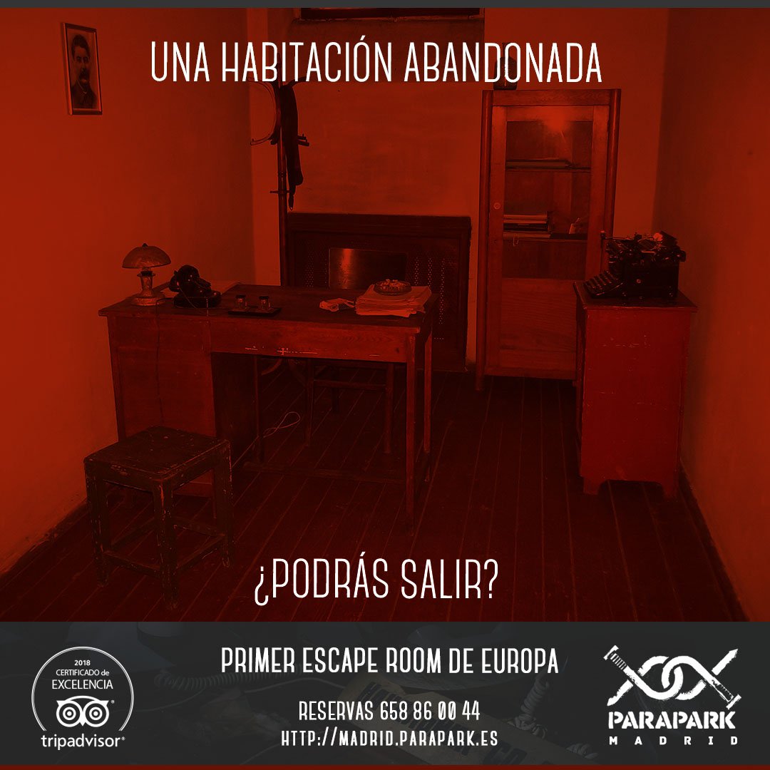 Parapark Primer Escape Room de Madrid, Madrid - Madrid - Escapistas Club